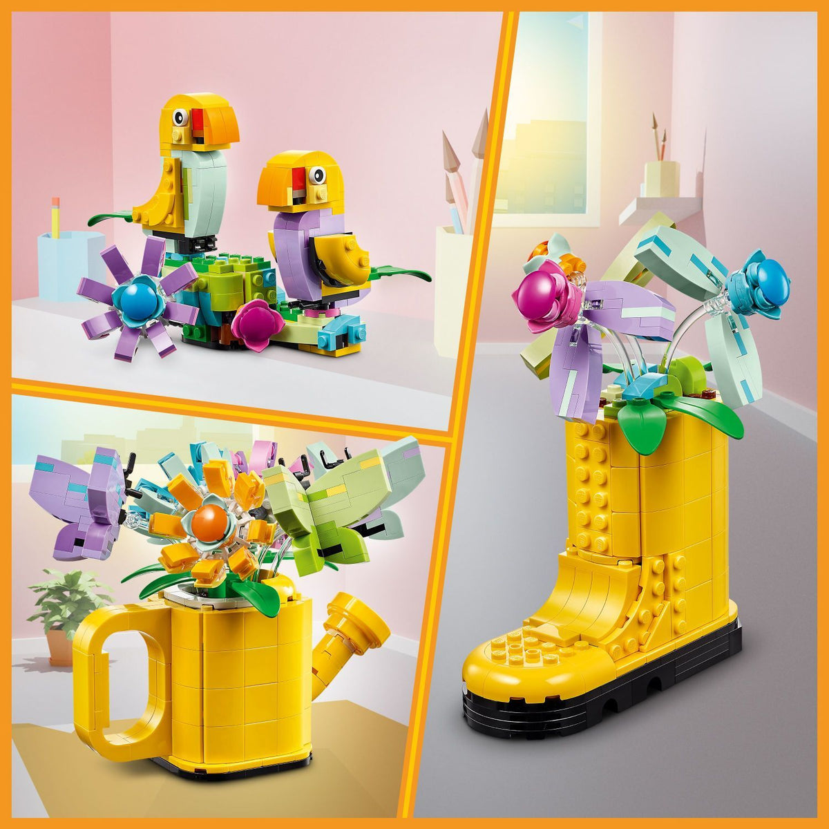LEGO® Creator 31149 3-in-1 Flowers in Watering Can| TimbukToys