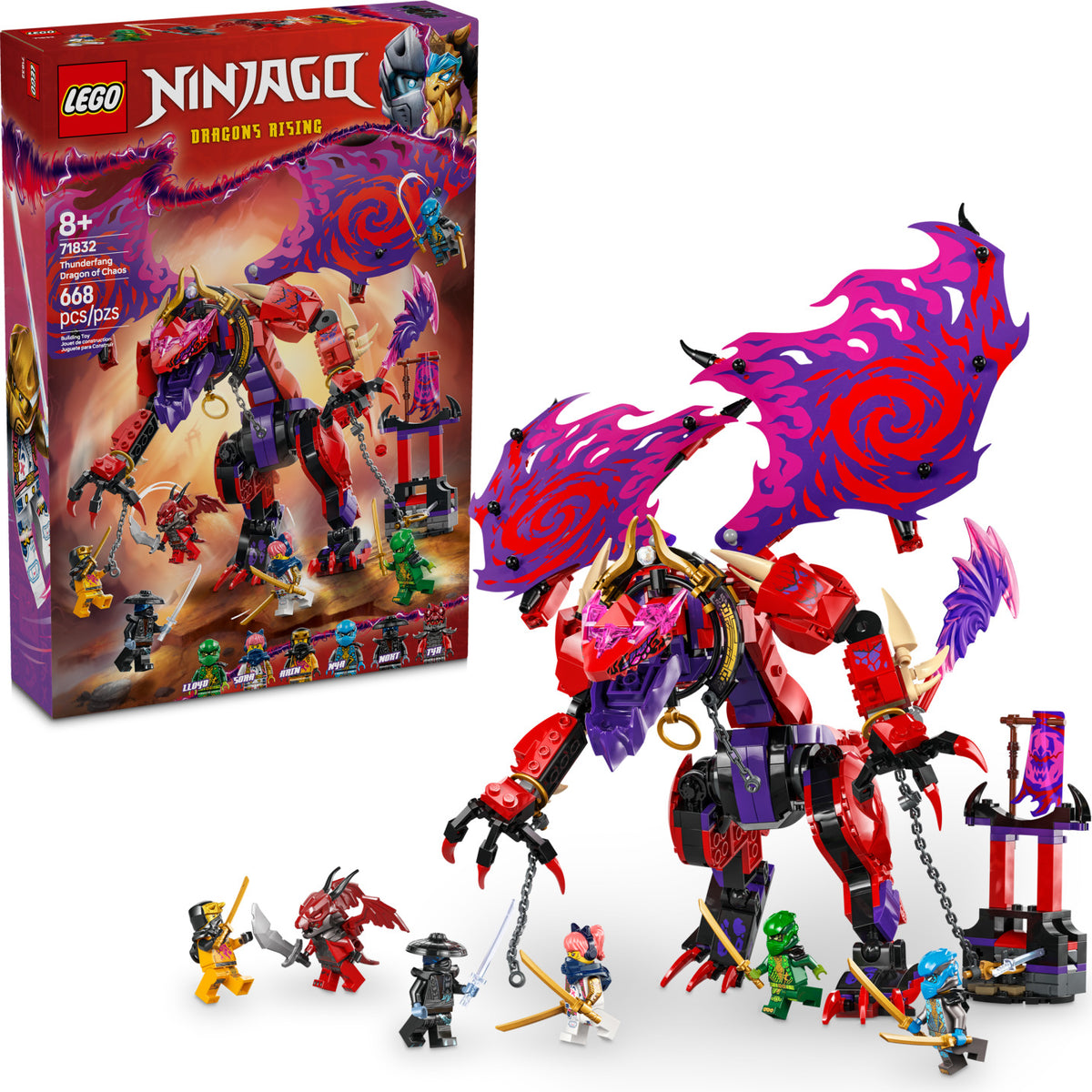 LEGO® NINJAGO® 71832 Thunderfang Dragon of Chaos| TimbukToys