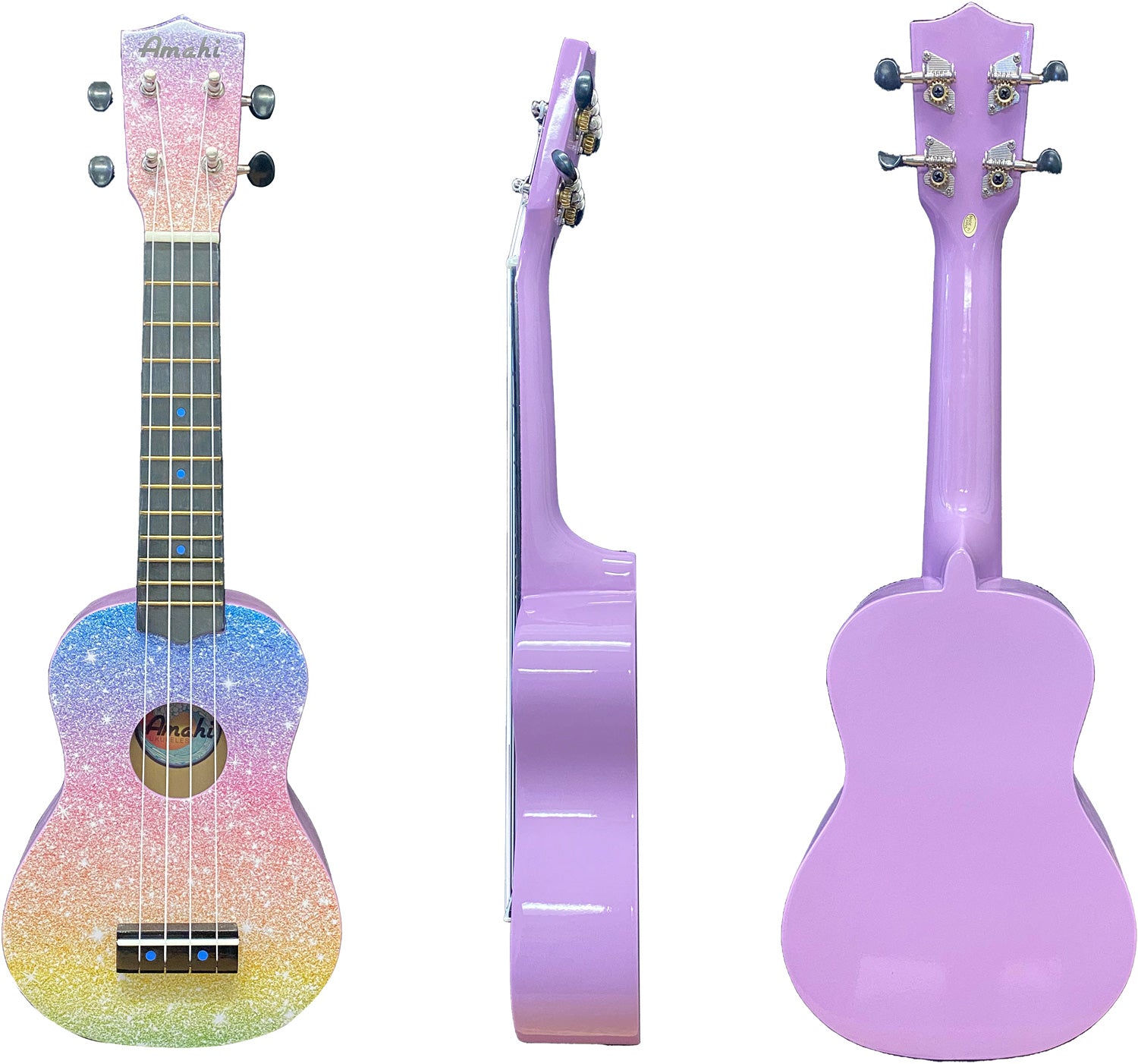 Glitter Rainbow Ukulele – TimbukToys