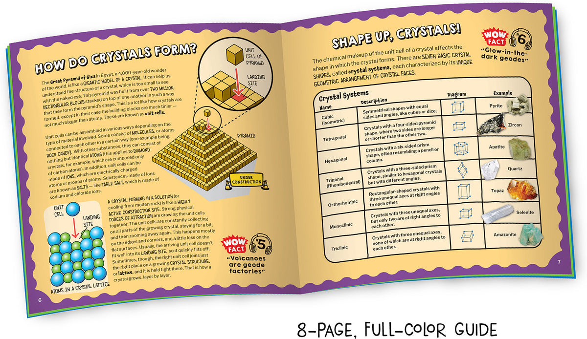 Wow in the World: Break-Open Crystal Geodes | Thames & Kosmos | 545002 ...