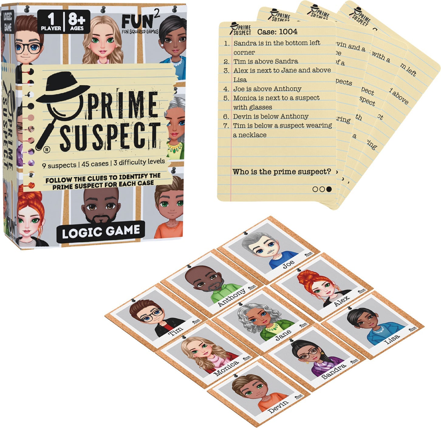 Prime Suspect Solo Card Game – TimbukToys