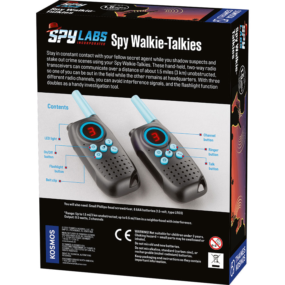 Spy Labs: Spy Walkie-Talkies| TimbukToys