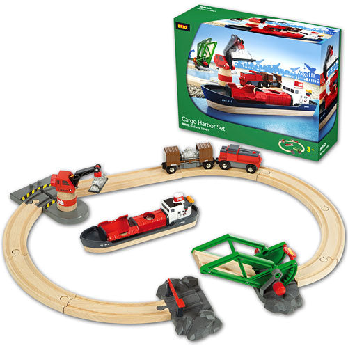 Cargo Harbor Set | 63306100 | Brio – TimbukToys